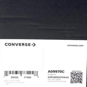 Converse | Shoes | Converse Chuck Taylor High Top Shoe Canvas Orange ...